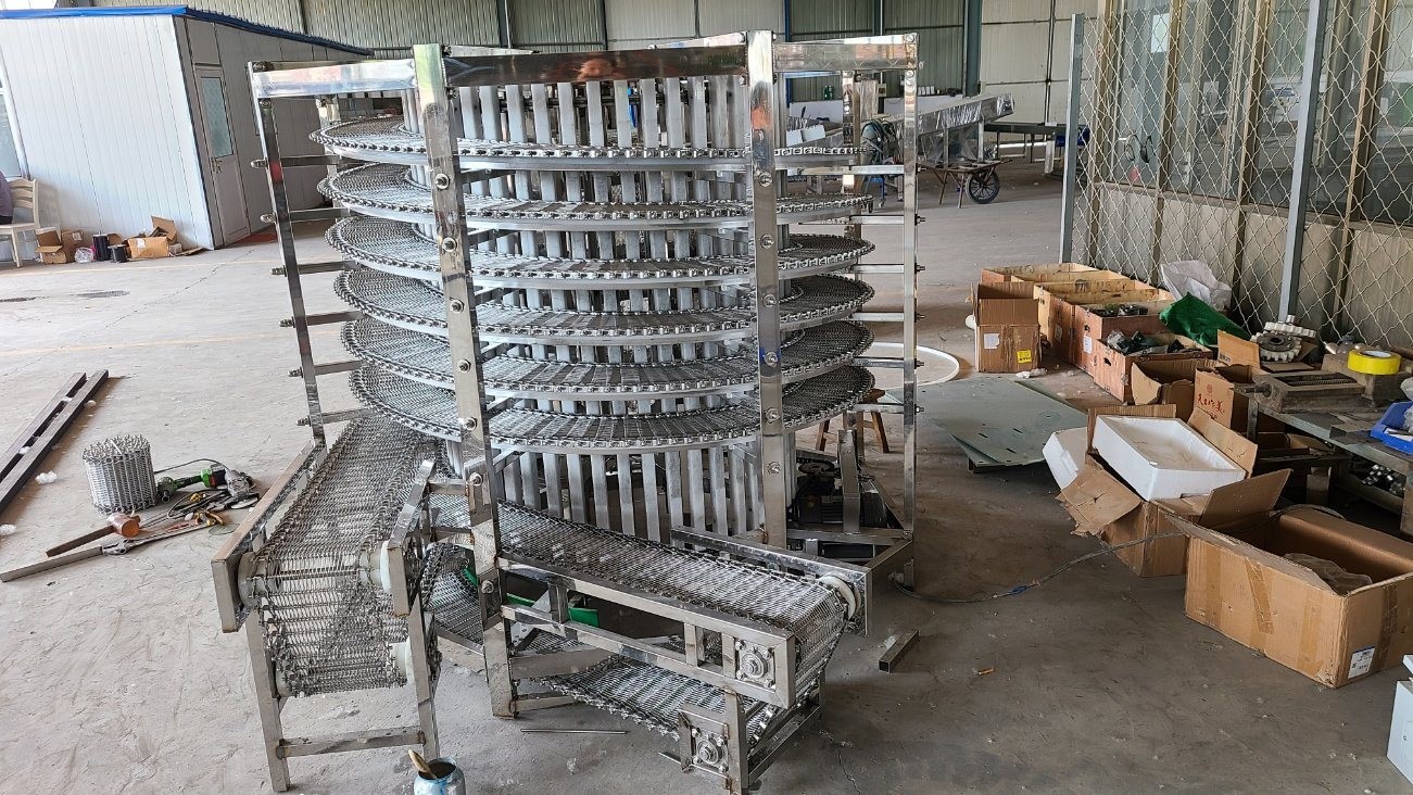 Spiral Cooling Tower Cooling Conveyor Spiral Freezer and Chiller